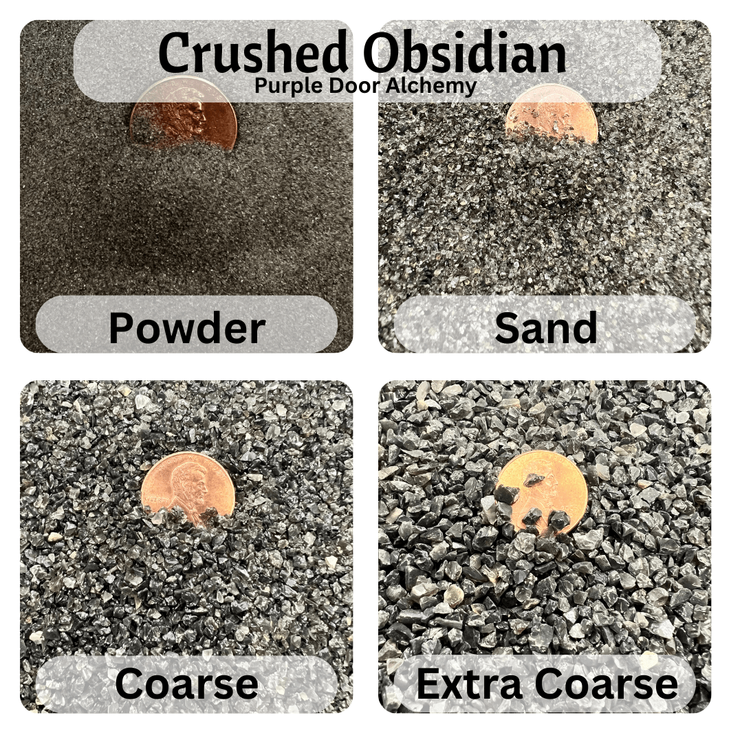 Crushed Obsidian - Purple Door Alchemy