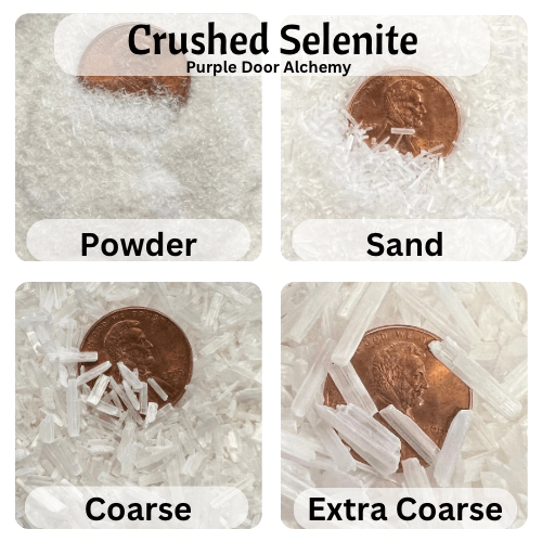 Crushed Selenite - Purple Door Alchemy